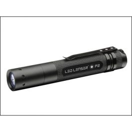 LED Lenser P2BM Black Key Ring Torch Test It Blister Pack LED8402TP